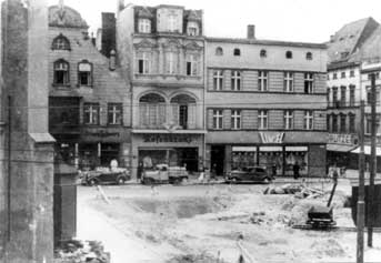 Cottbus: Altmarkt-Südseite 1936 - Nachrichten aus Südbrandenburg